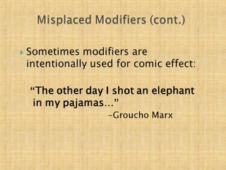 Sentence clarity | PPT