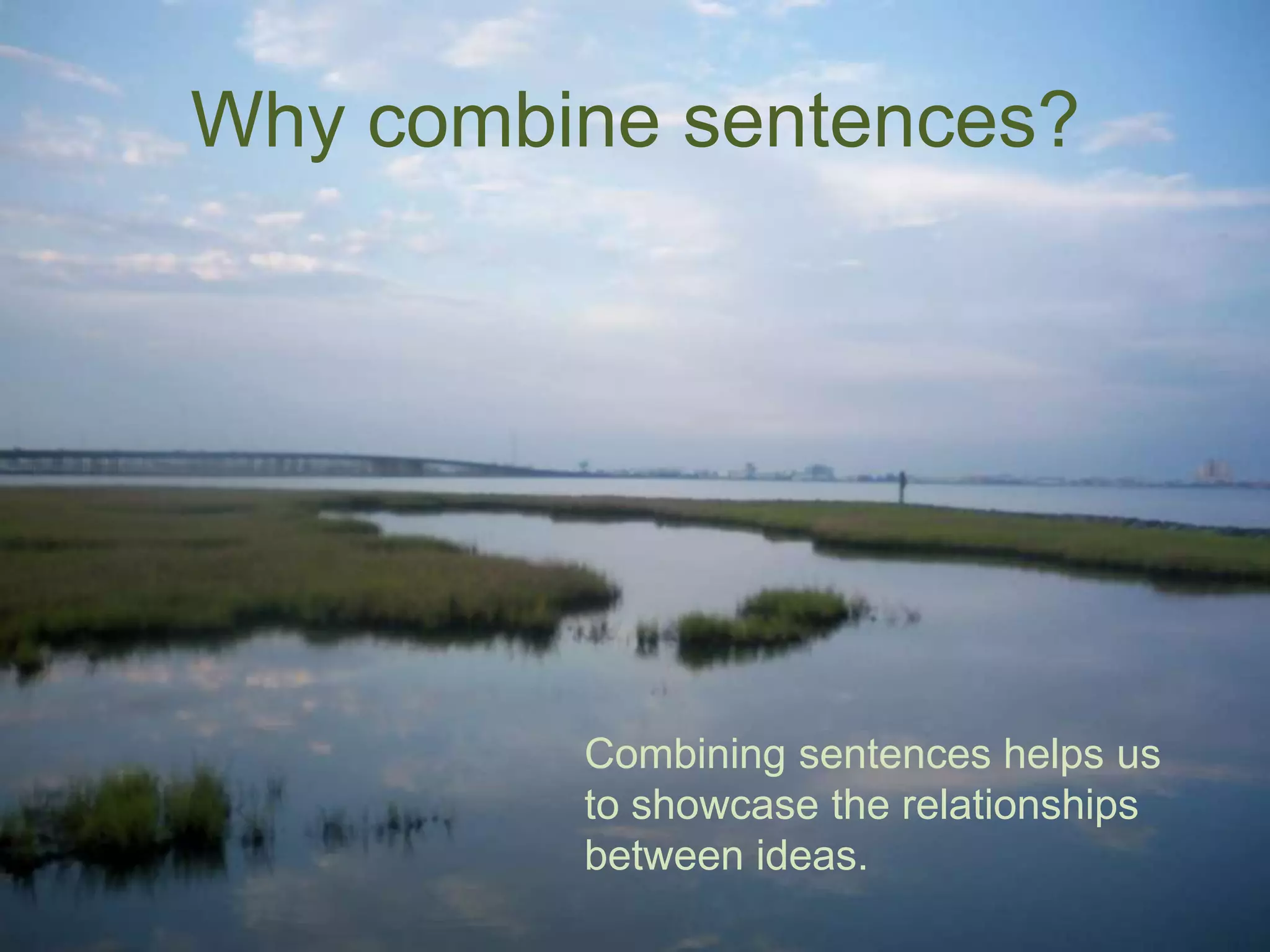 Sentence Combining | PPTX