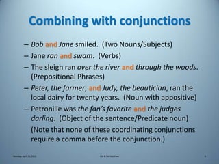 Combining Sentences Using Semi-Colons and Colons | PPTX