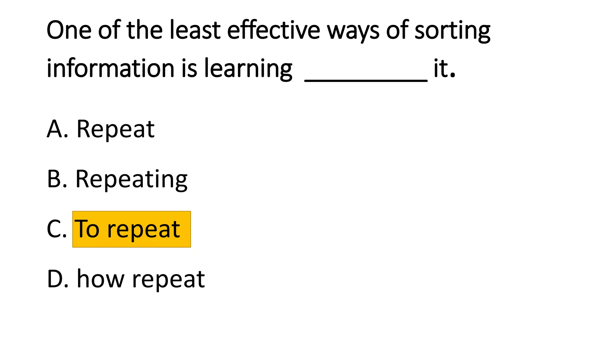 Sentence completion for entrance exams verbal reasoning | PPT