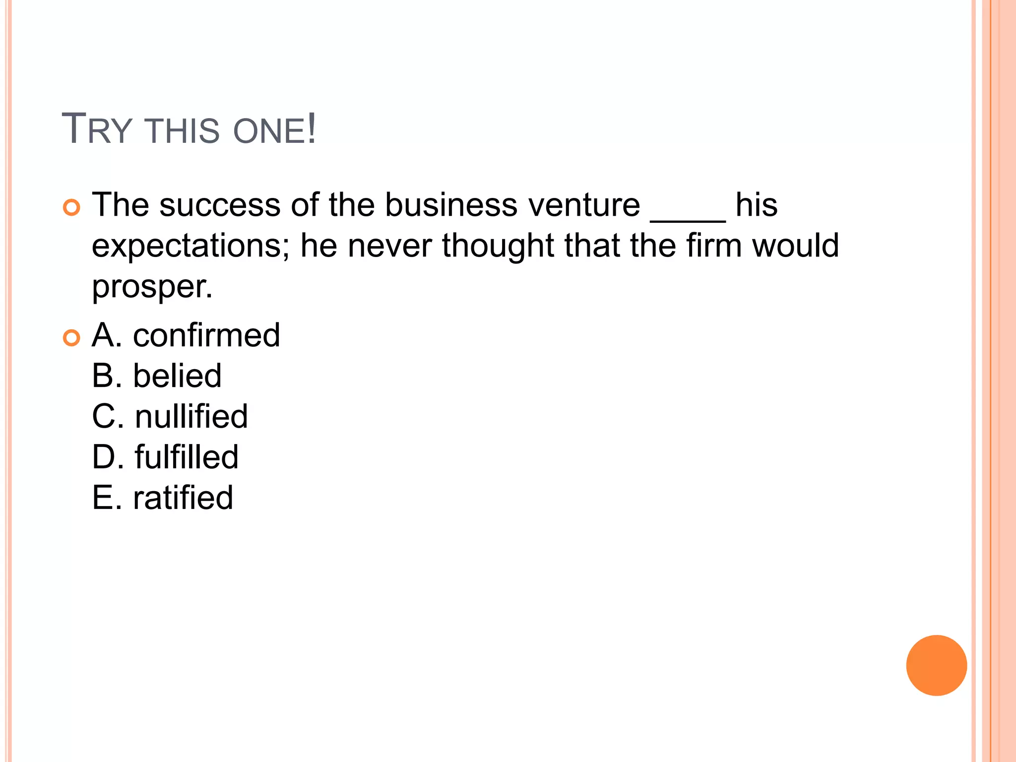 Sentence completion wimba | PPTX