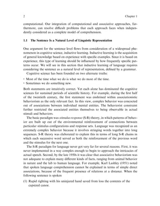 Sentence Comprehension The Integration of Habits and Rules (Language ...