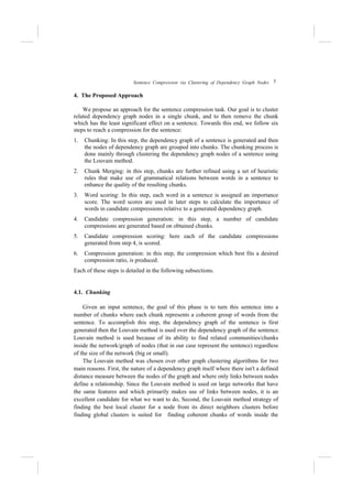 Sentence compression via clustering of dependency graph nodes - NLP-KE 2012 | PDF | Databases ...