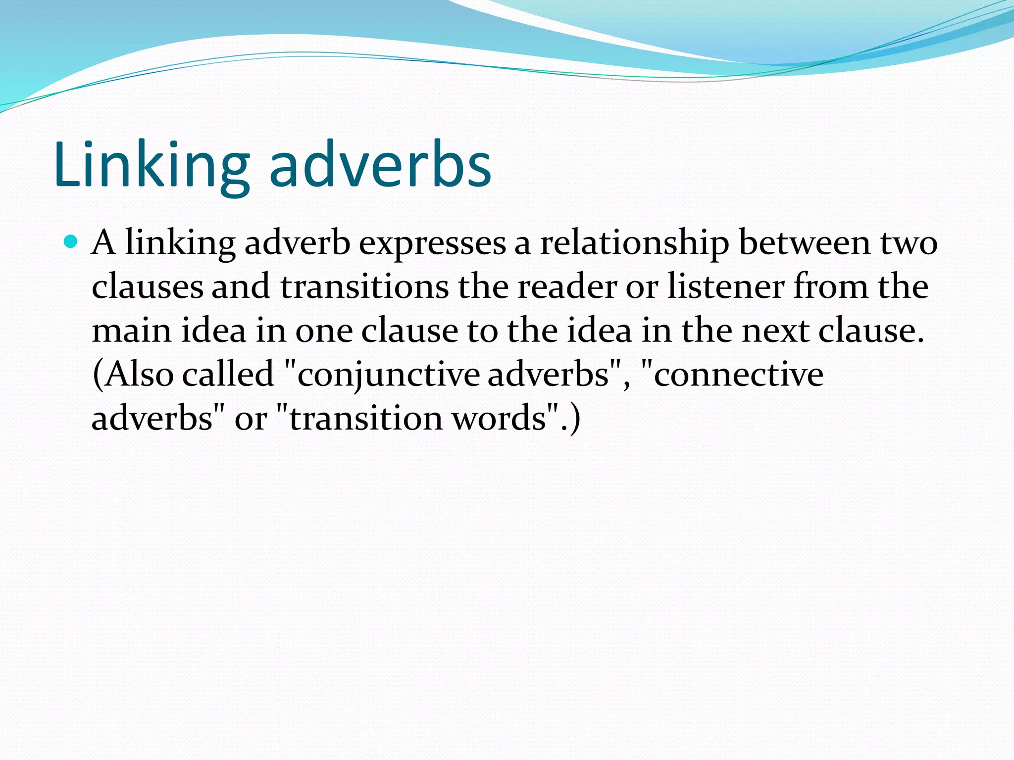 Sentence connectors | PPTX