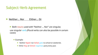 Sentence correction for beginner in English Language grammar | PPTX