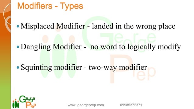 Sentence correction 2( pronouns and modifiers) | PPT
