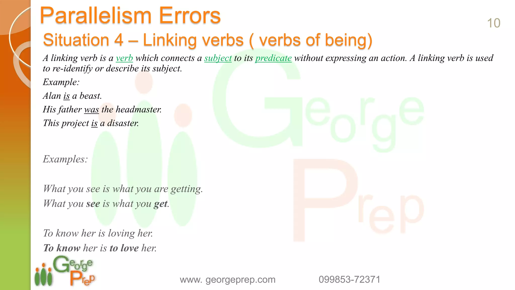 Sentence correction 3 (parallelism and miscellaneous) | PPTX