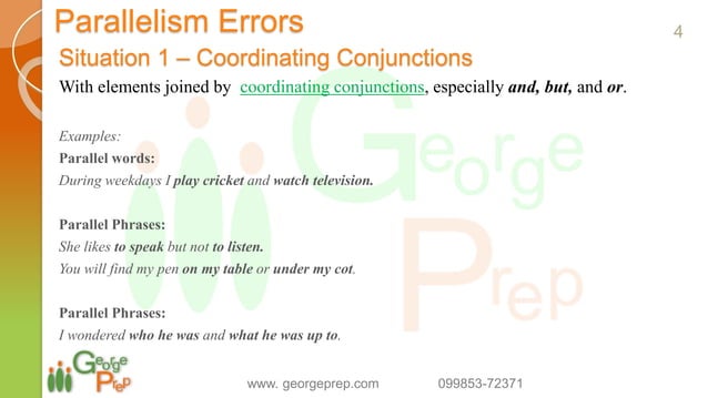 Sentence correction 3 (parallelism and miscellaneous) | PPTX