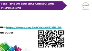 Sentence correction(Parallelism based questions) .pptx