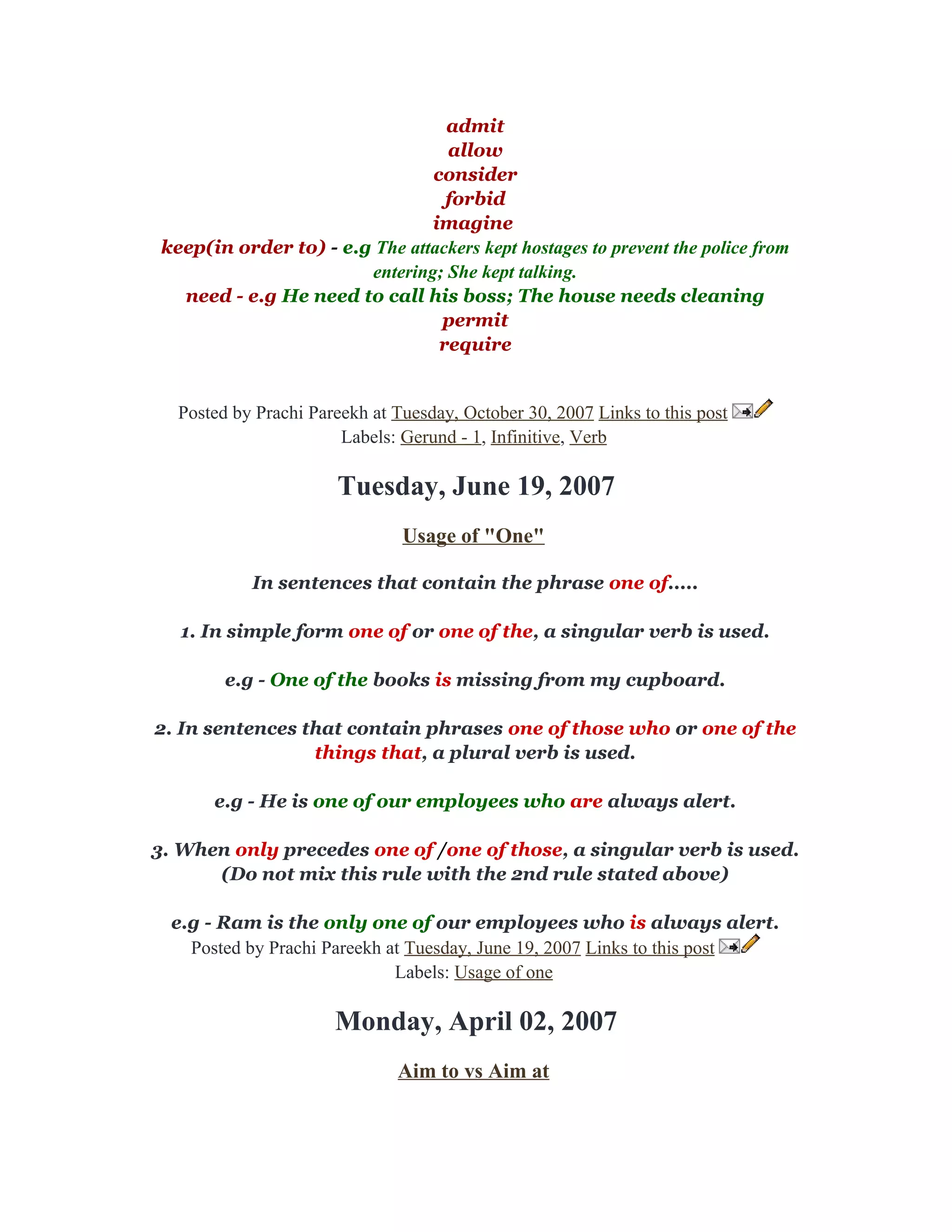 Sentence correction rules | DOC