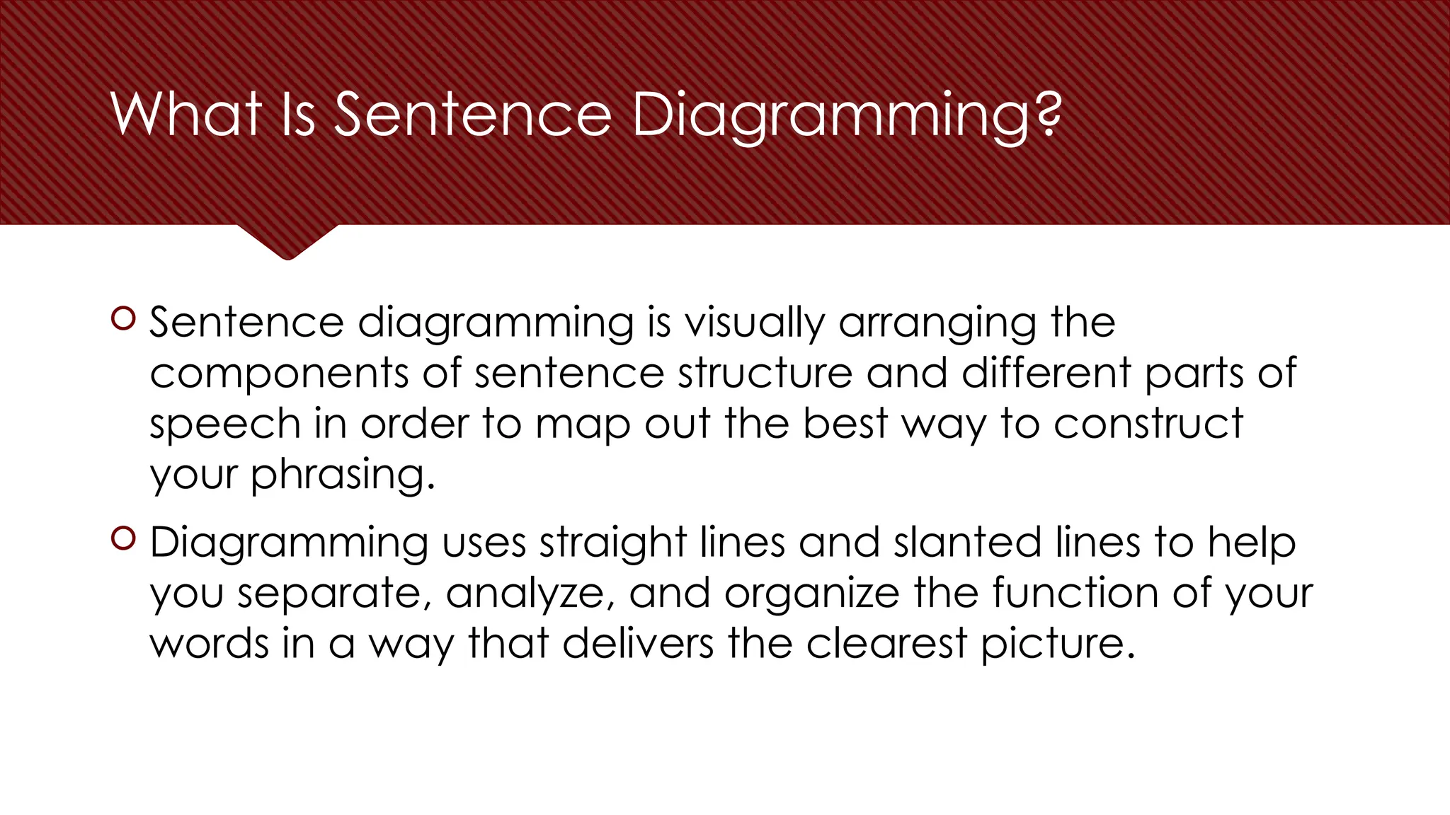 Sentence Diagramming - Structure of English | PPTX | Chemistry | Science