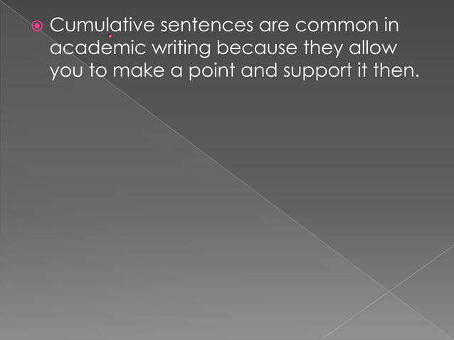Sentence emphasis and variety | PPTX