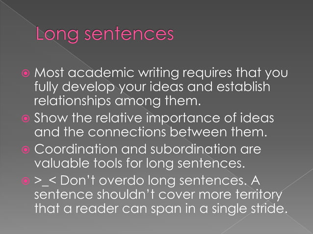 Sentence emphasis and variety | PPT