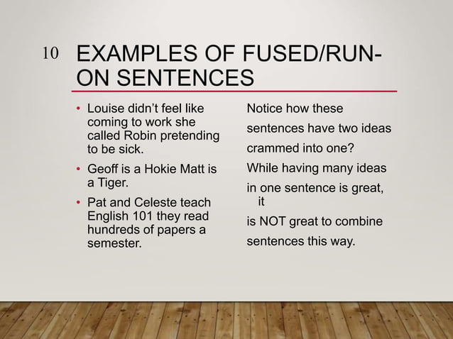 Sentence Errors.ppt | Law