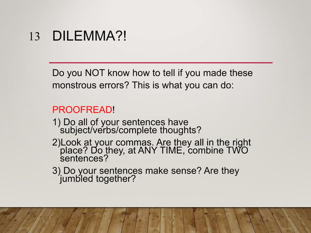 Sentence Errors.ppt | Law