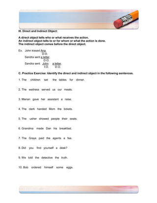 Sentence Structure - Kinds of Sentences | PDF