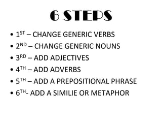 Sentence Expansion Activity | PPTX