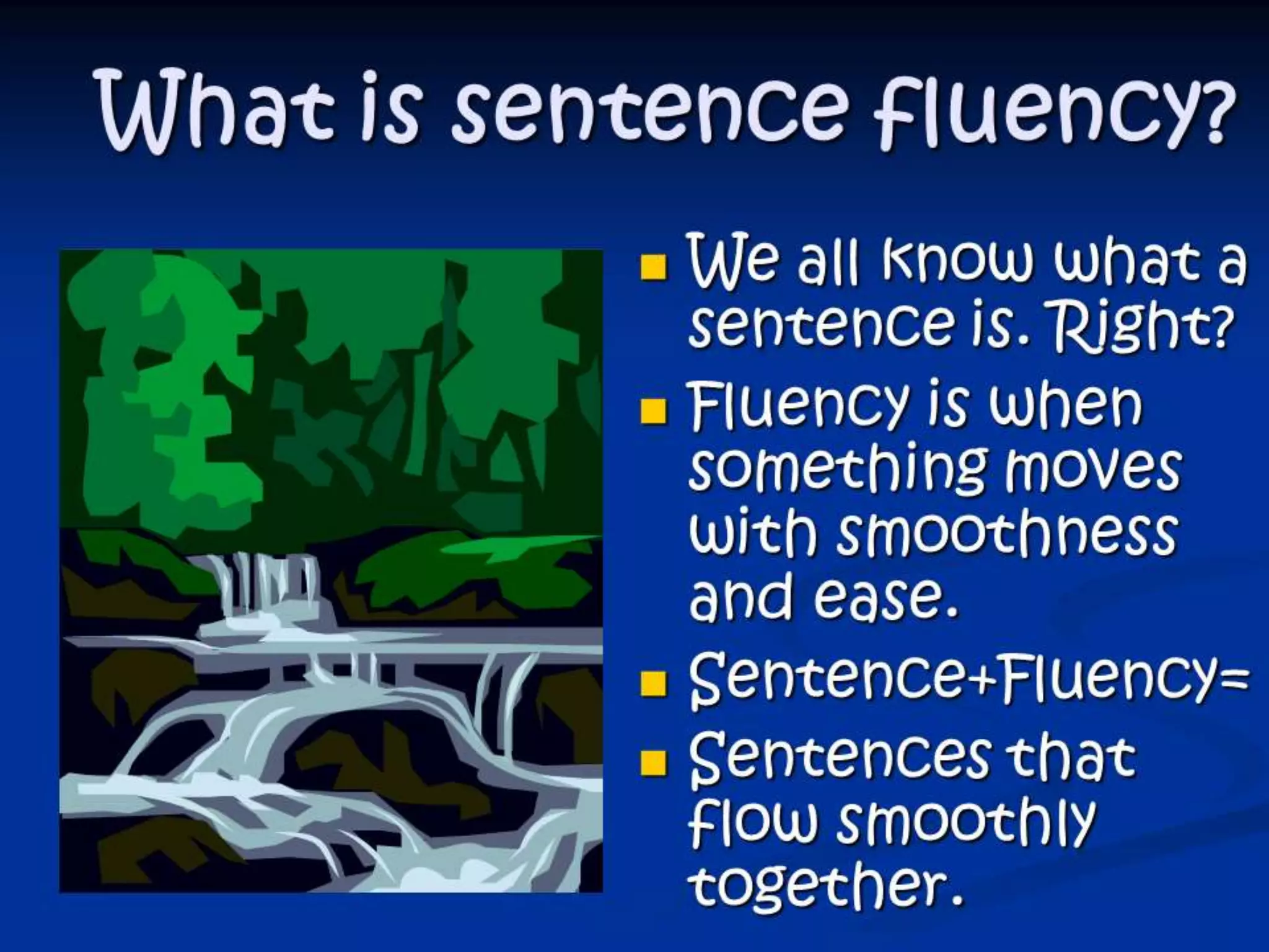 Sentence fluency | PPTX