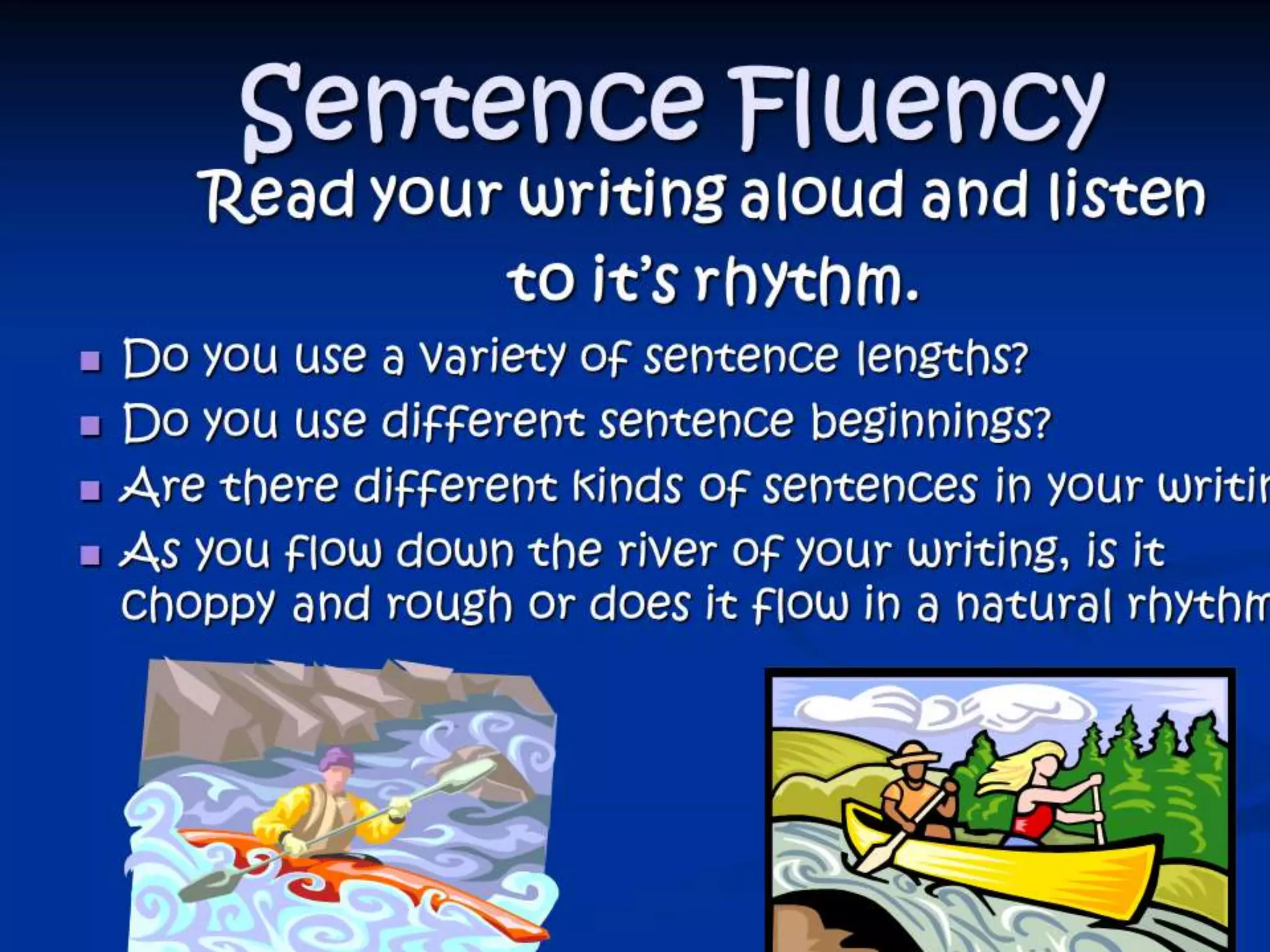 Sentence fluency | PPTX
