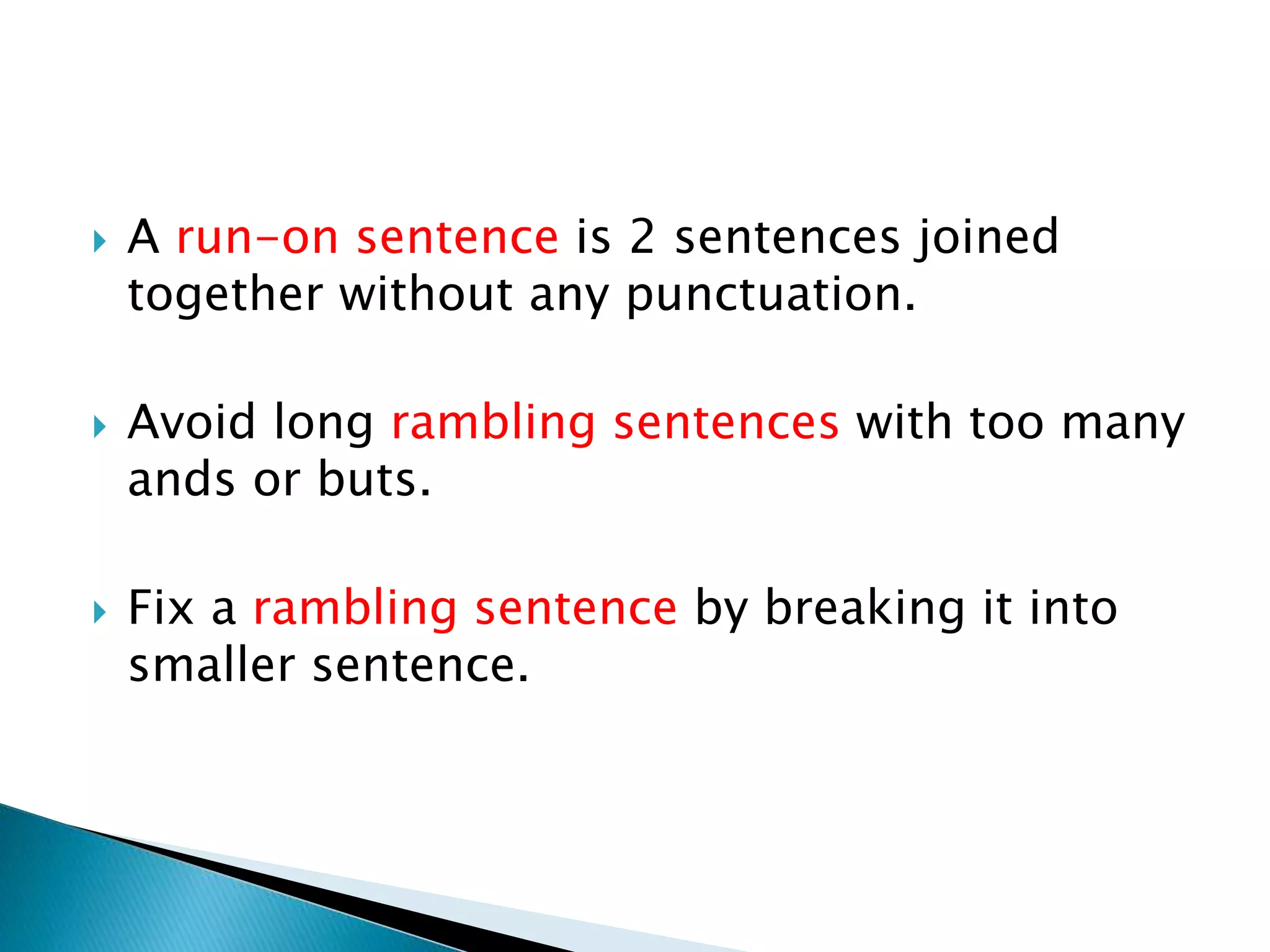 Sentence fluency combining sentences | PPTX