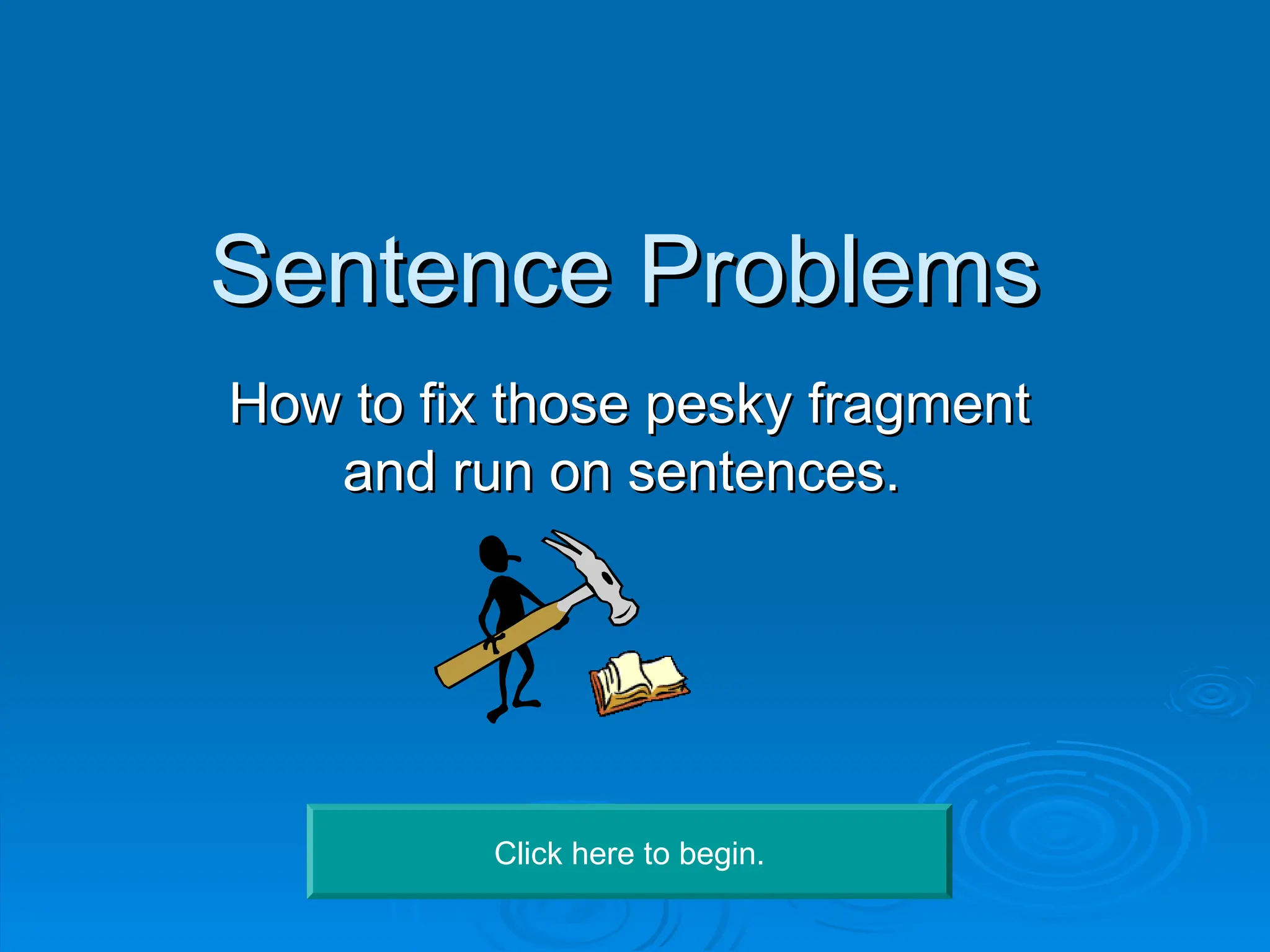 sentence and fragment presentation for grade 8 | PPT