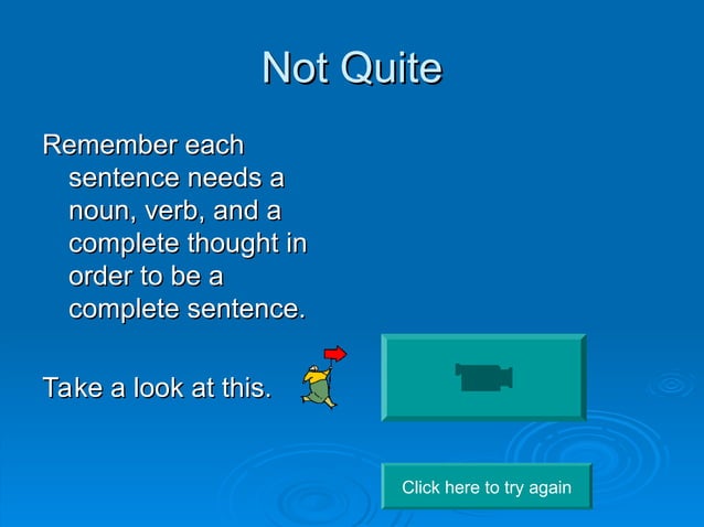 sentence and fragment presentation for grade 8 | PPT