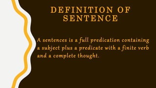 Sentence, fragment and clause | PPT