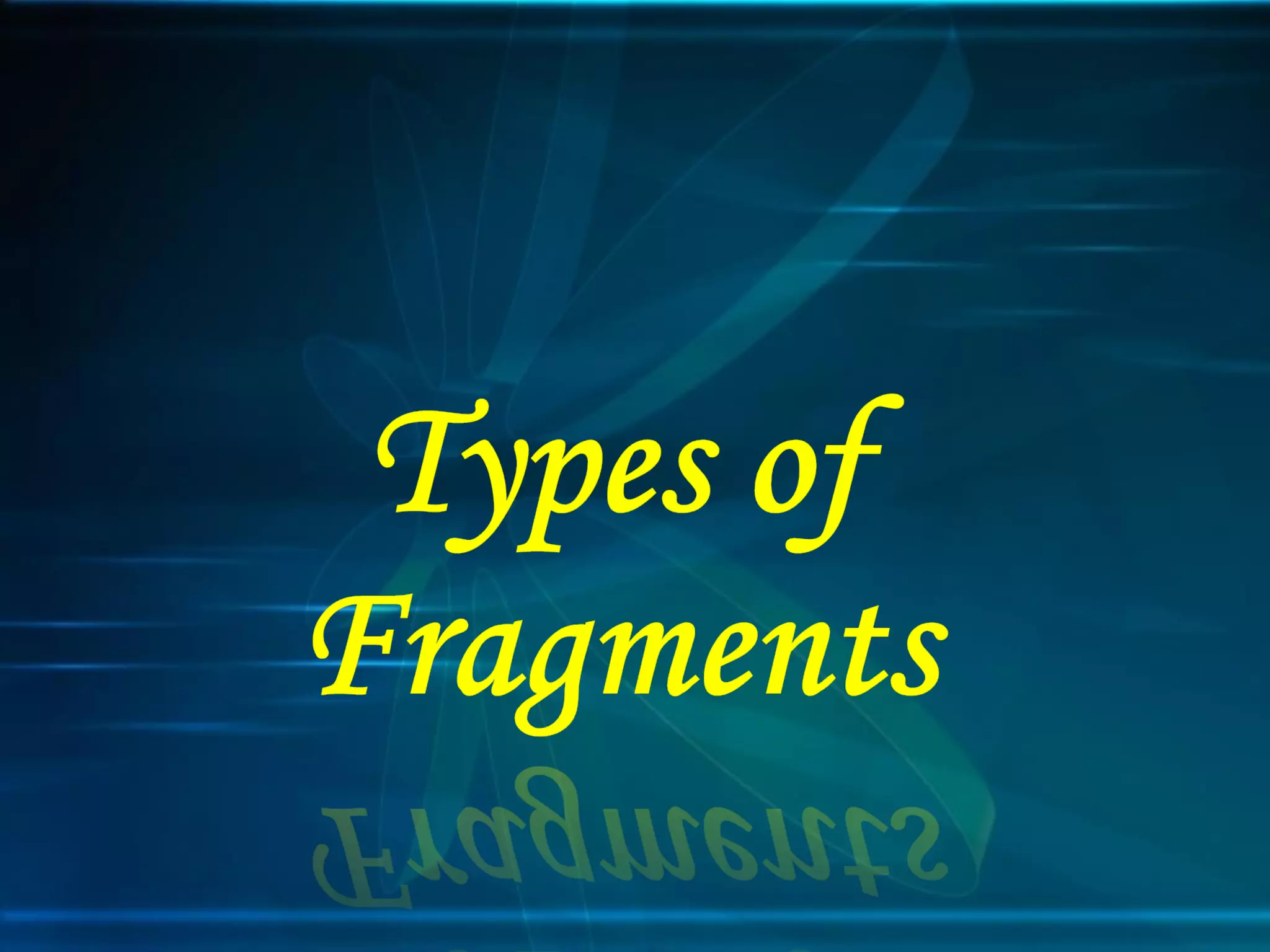 Sentence fragments | PPT