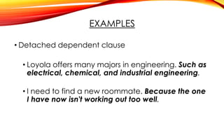 Sentence Fragments | PPTX