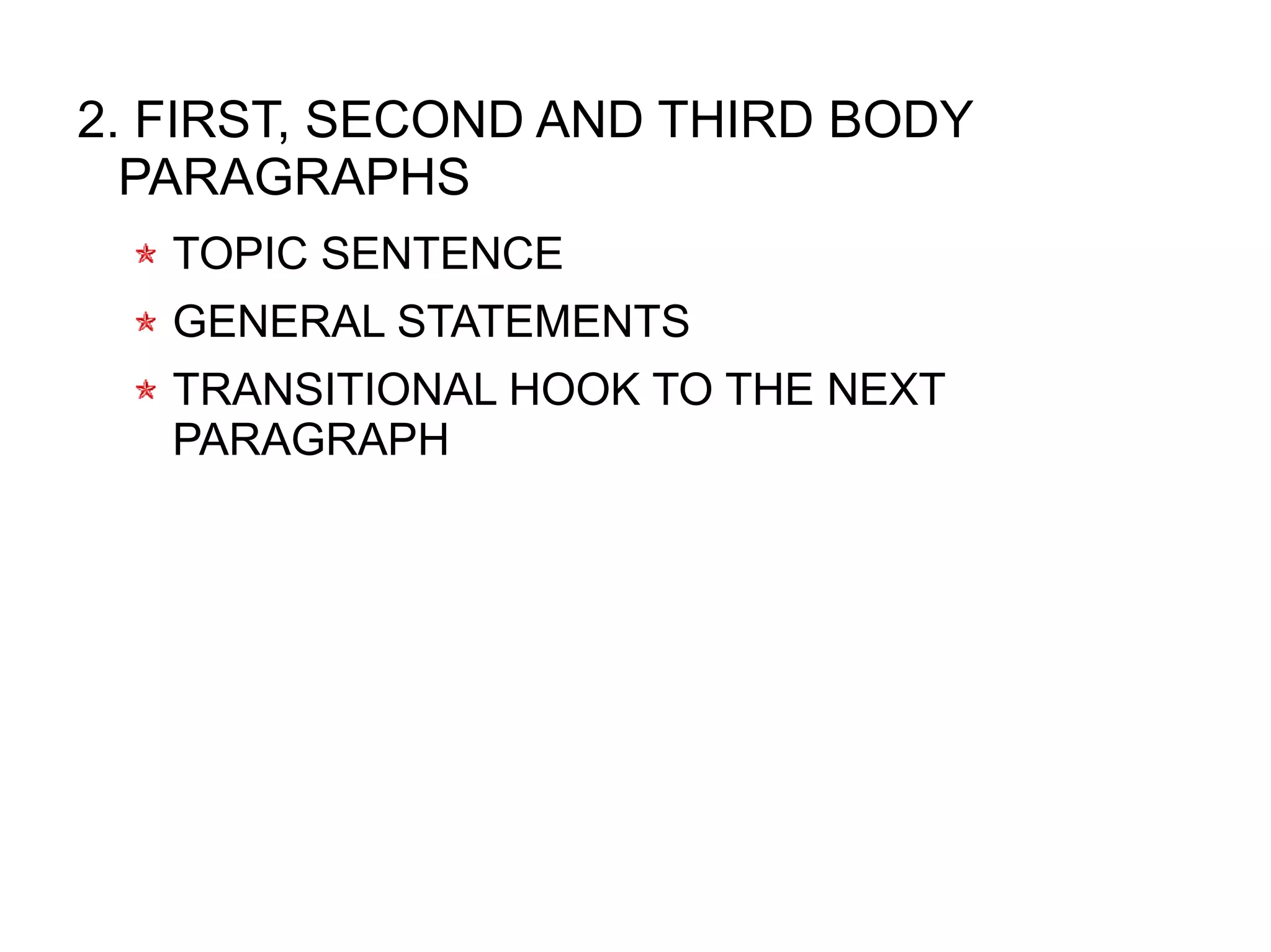 Sentence, Paragraph, Essay | ODP