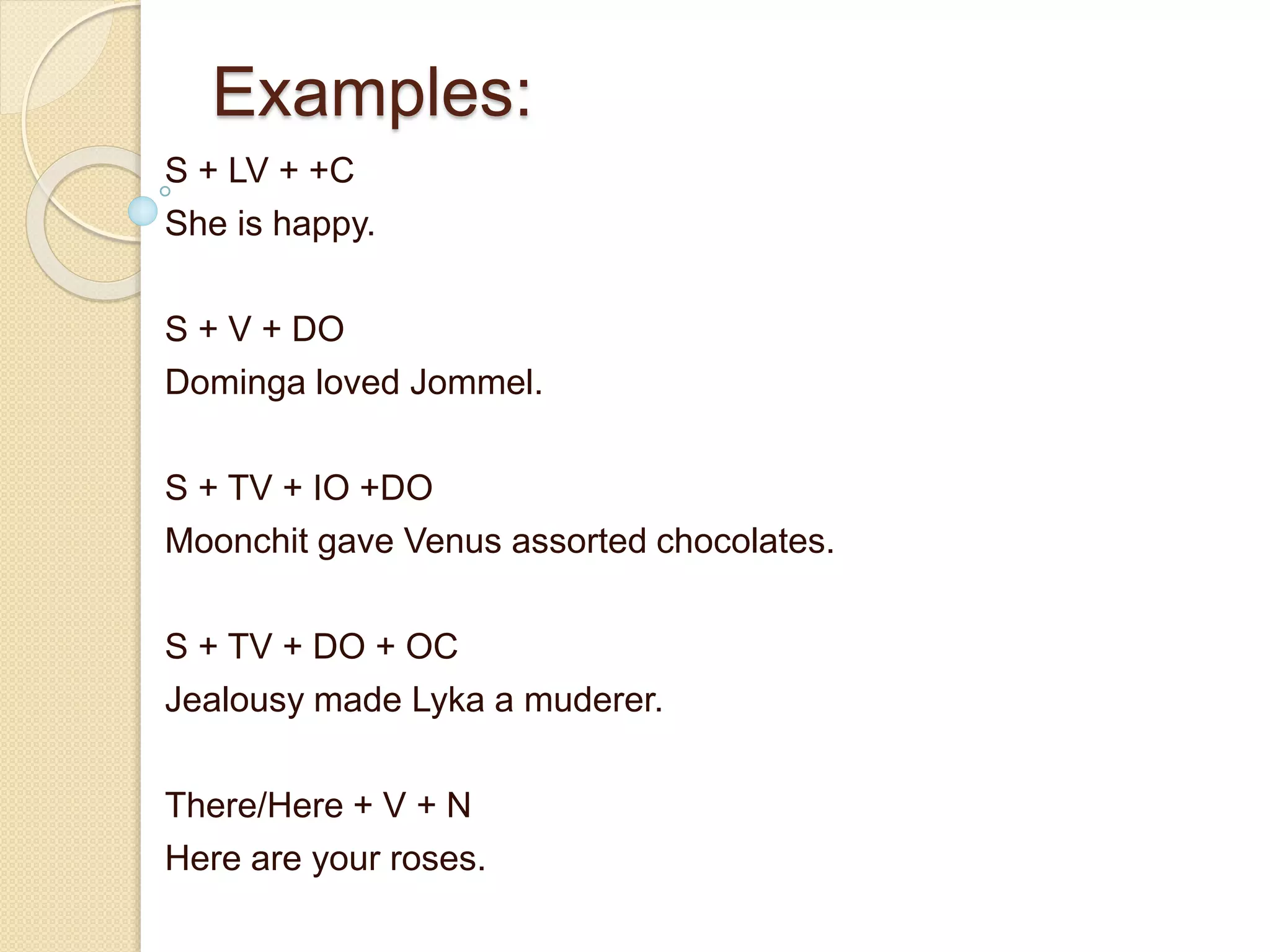 Sentence pattern | PPTX