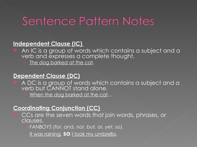 Sentence Patterns | PPT | Cats | Pets