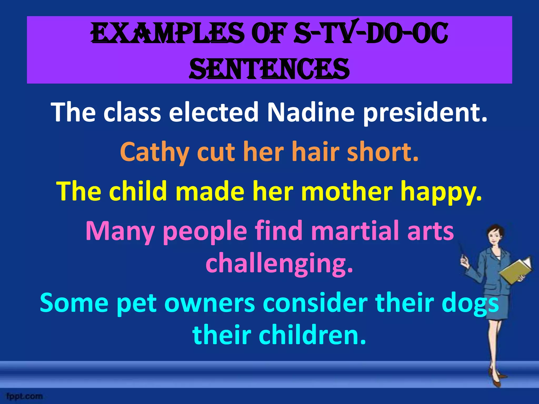 Sentence patterns | PPTX