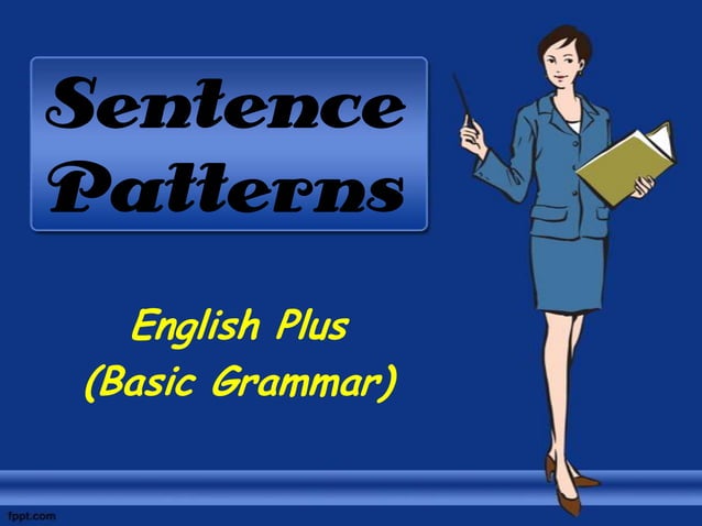Sentence patterns | PPTX