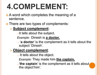 Sentence patterns | PPTX