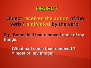 Sentence patterns | PDF