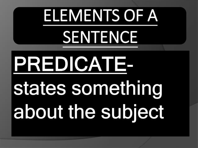 SENTENCE PATTERNS | PPTX