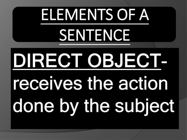 SENTENCE PATTERNS | PPTX