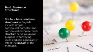Exploring the Structure and Significance of Sentence Patterns in ...