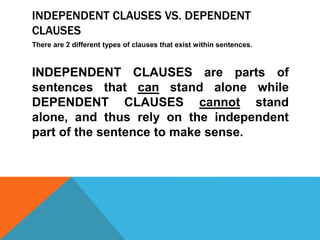 Sentence Patterns rammar review StAIR | PPT