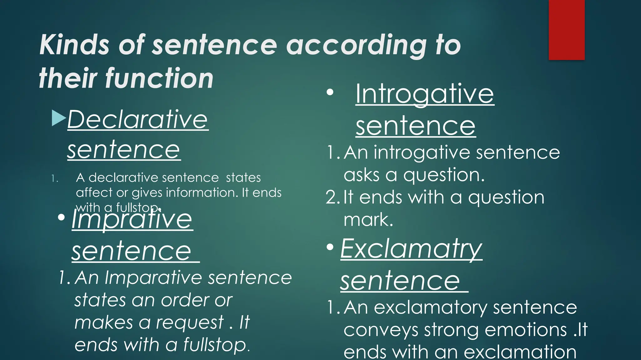 sentence presentation sentencesentence presentation sentence | PPT