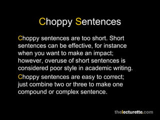 Sentence problems | PPT