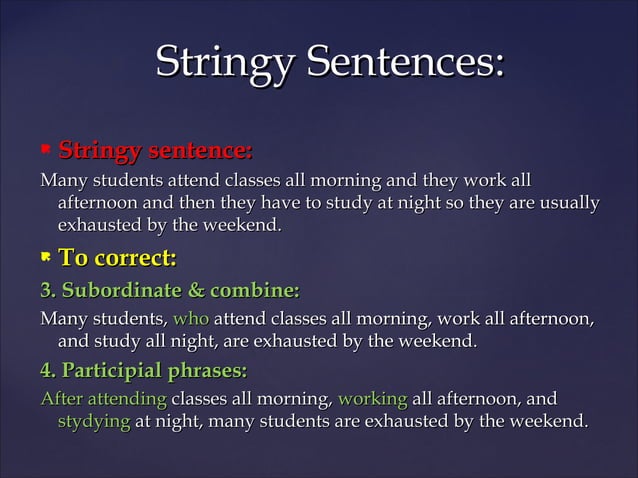 Sentence problems | PPT