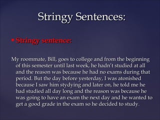 Sentence problems | PPT