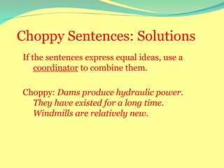 Sentence Problems for English learner with some skils. | PPT