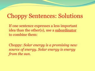 Sentence Problems for English learner with some skils. | PPT