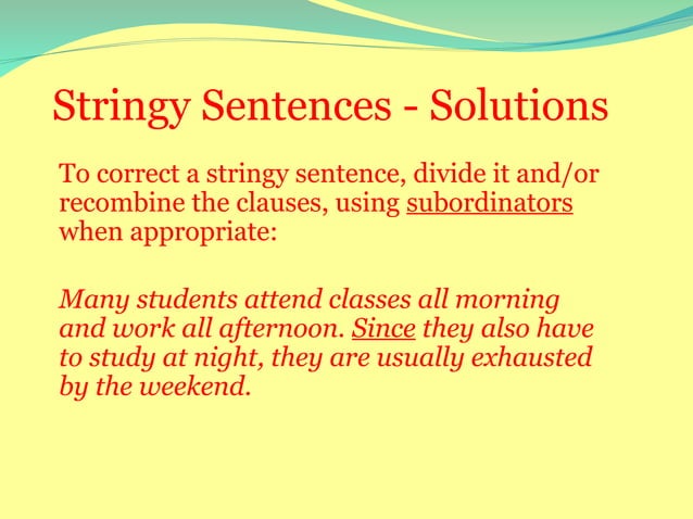 Sentence Problems for English learner with some skils. | PPT