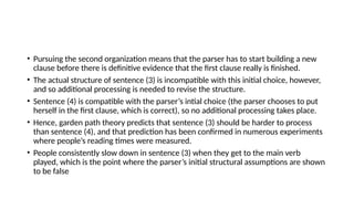 Sentence Processing for brain and language processing | PPTX