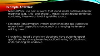 Sentence Repetition PowerPoint for Educators | PPT