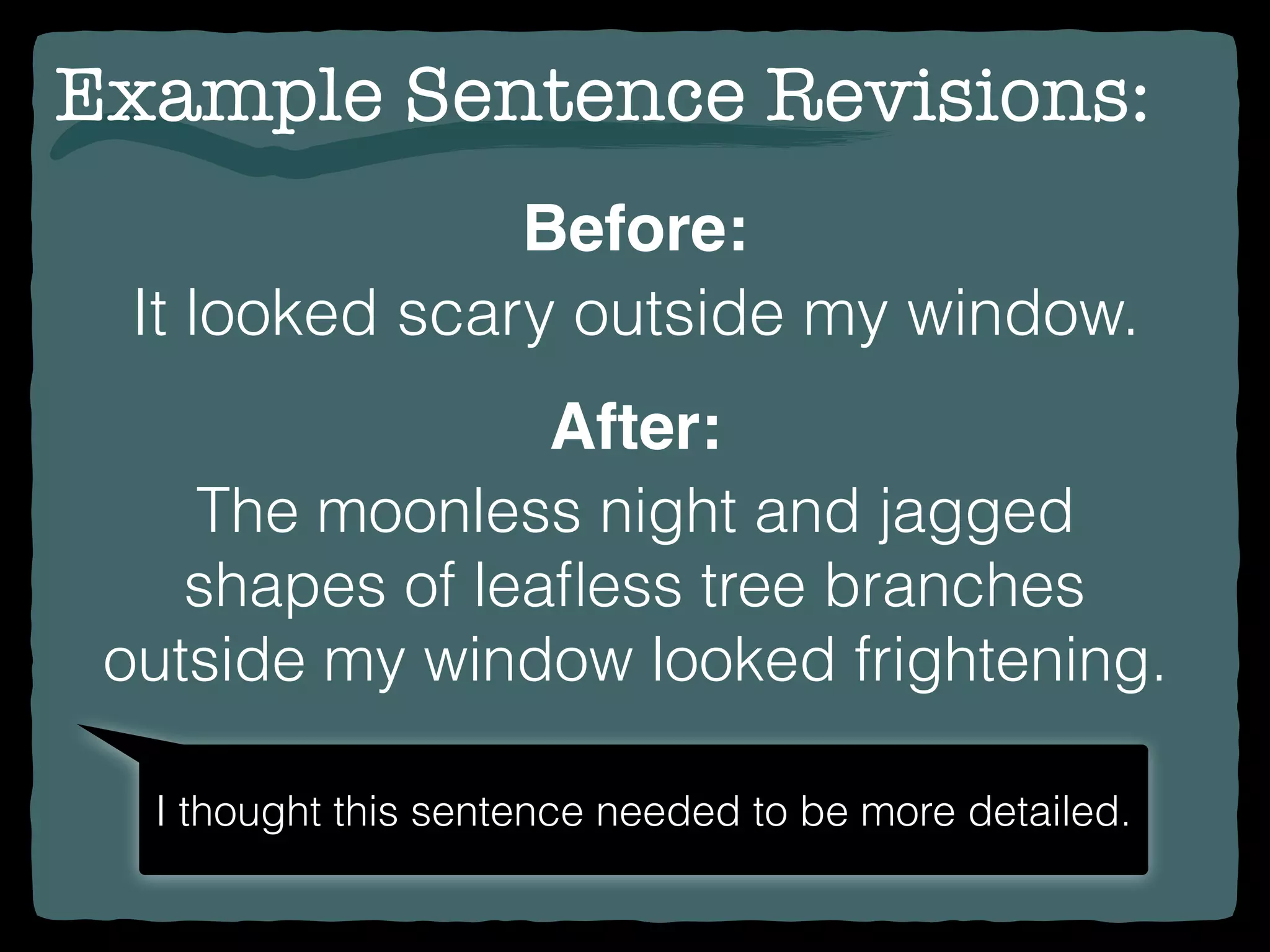 Sentence Revisions Activity | PDF